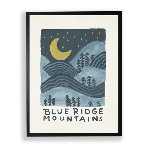 Blue Ridge Mountains Framed Art Print | Kirklands Home