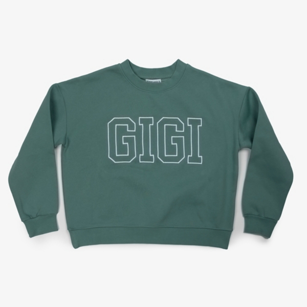Dark Green Gigi Medium Sweatshirt | Kirklands Home