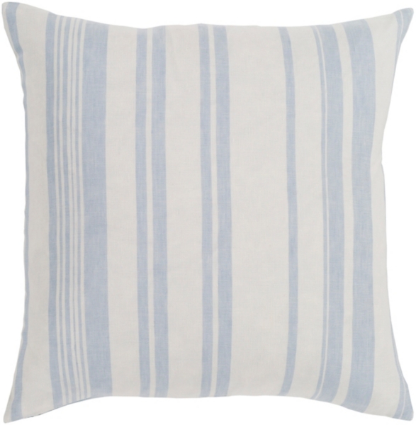 Baris Pale Blue Striped Pillow | Kirklands Home