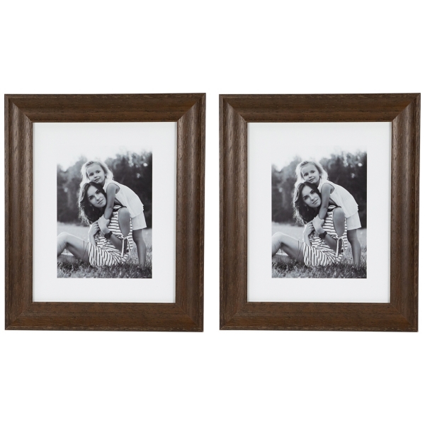 Dark Brown Wood Picture Frames, Set of 2 | Kirklands Home