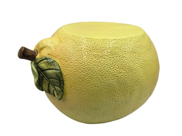 Yellow Lemon Outdoor Garden Stool | Kirklands Home