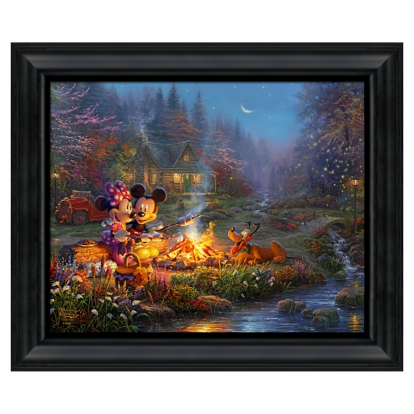 Disney Mickey & Minnie Campfire Canvas Art Print | Kirklands Home