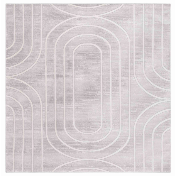 Gray Elselore Contemporary Square Area Rug, 6x6 | Kirklands Home