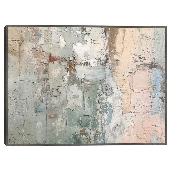 Weathered Pastels I Framed Canvas Art Print | Kirklands Home