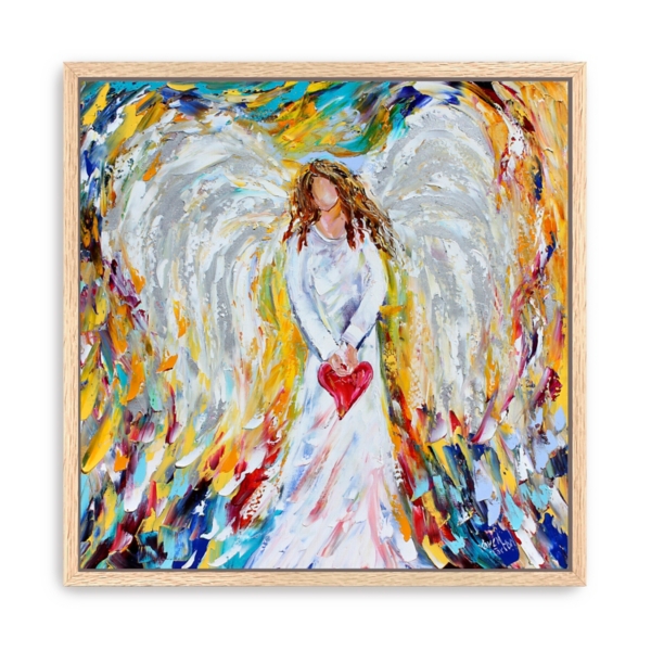 Angel of My Heart Framed Canvas Art Print, 40x40 | Kirklands Home
