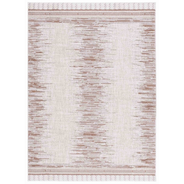 Taupe & White Abstract Bohemian Area Rug, 5x7 | Kirklands Home