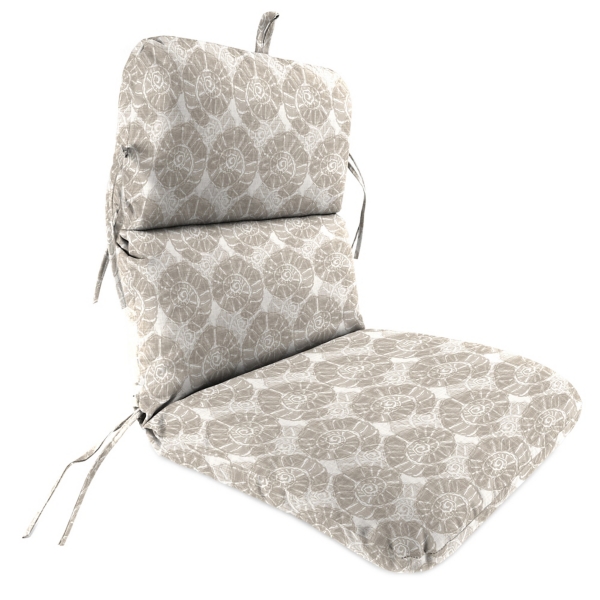 Taupe Conch Shell Outdoor Chair Cushion, 22x45 | Kirklands Home