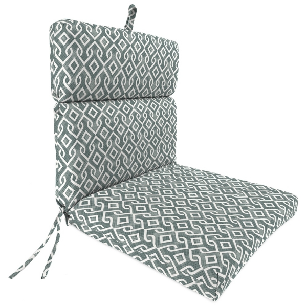 Volcanic Gray Lattice Outdoor Chair Cushion | Kirklands Home