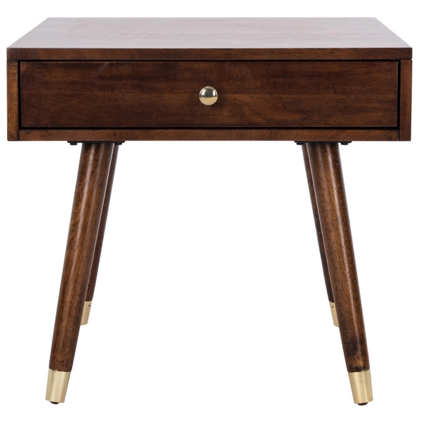 Brown Modern Levi End Table | Kirklands Home