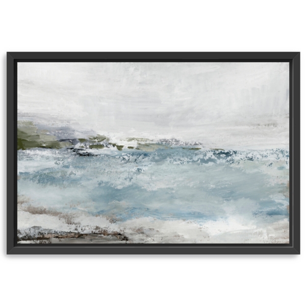 Blue Essence Framed Canvas Art Print, 26x18 | Kirklands Home