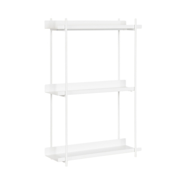 White 3-Tier Dominic Wall Shelf | Kirklands Home