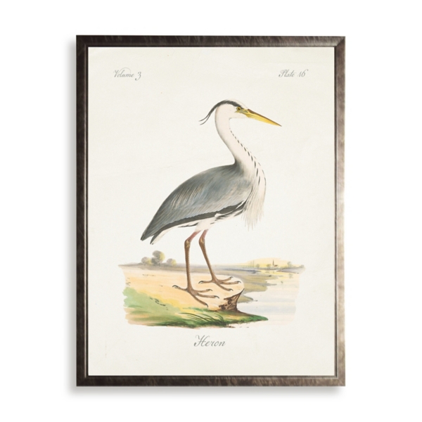 Heron Waterbird Framed Art Print | Kirklands Home