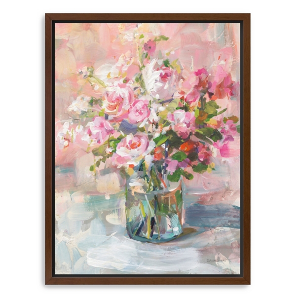Plentiful Bouquet Framed Canvas Art Print, 32x42 | Kirklands Home