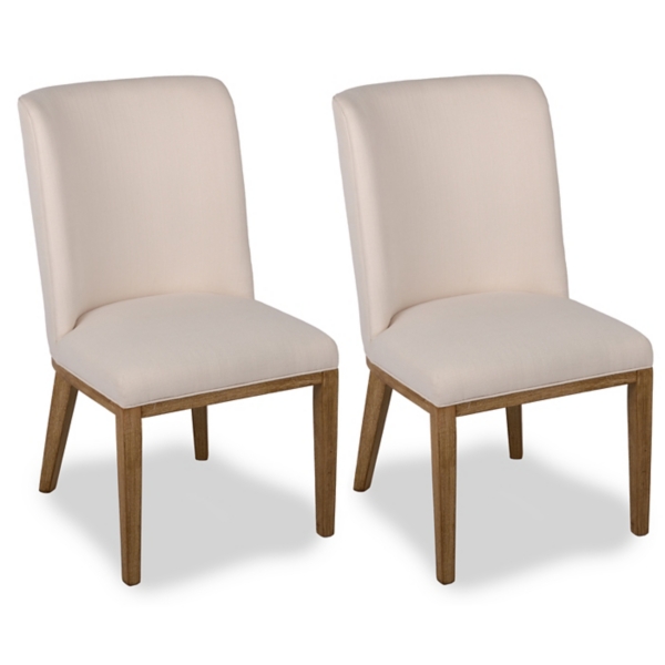 Capri Cream Upholstered Dining Chairs, Set of 2 | Kirklands Home
