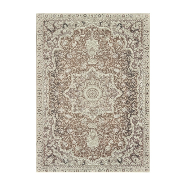 Parviz Brown Washable Area Rug, 5x7 | Kirklands Home