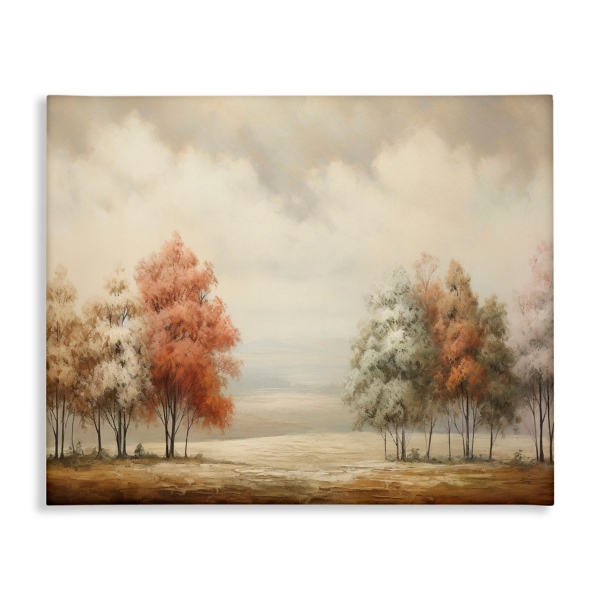 Muted Autumn Treeline Canvas Art Print, 40x30 | Kirklands Home